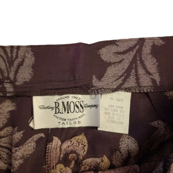 b moss | Skirts | Vintage B Moss Floral Skirt Size 2 Nwt | Poshmark
